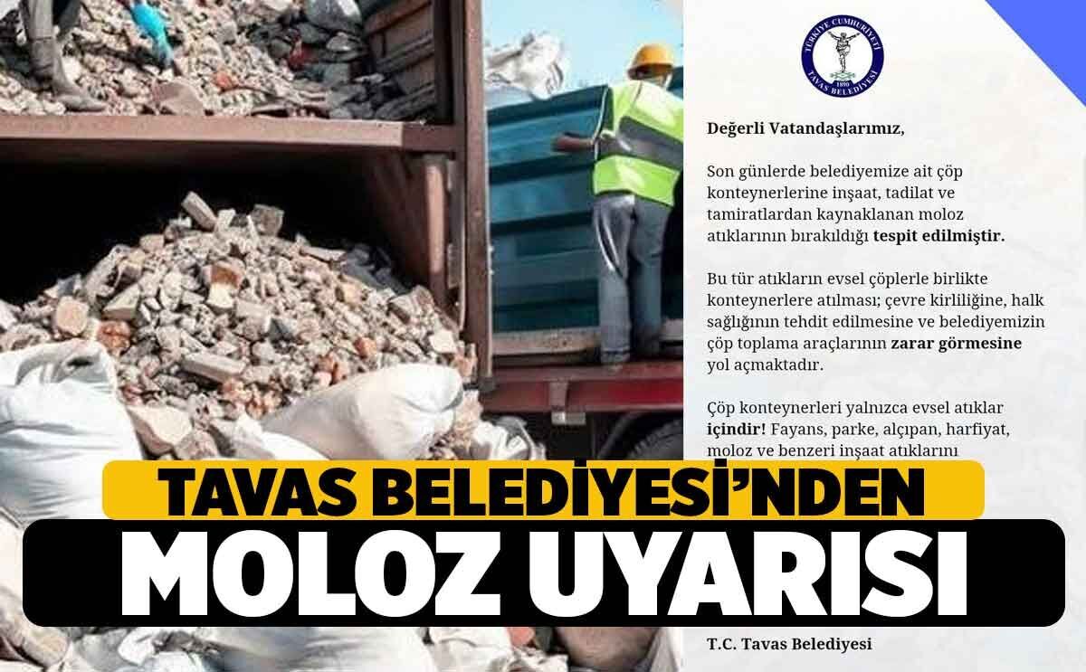 Tavas Belediyesi Düzensiz Moloz Atanlara Uyarı Yaptı - Denizli Haber l ...